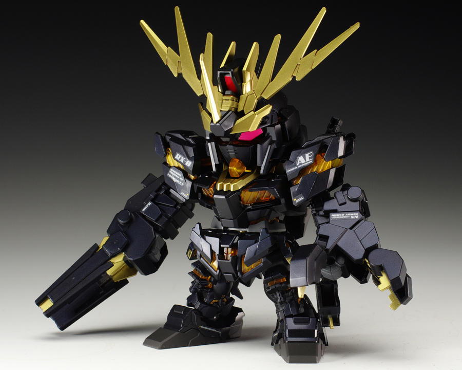GUNDAM GUY: SD Gundam BB Senshi Banshee - Painted Build by Schizophonic9