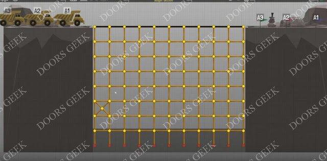 Poly Bridge Level 3-11 Tall Bridge (Easy) ~ Doors Geek