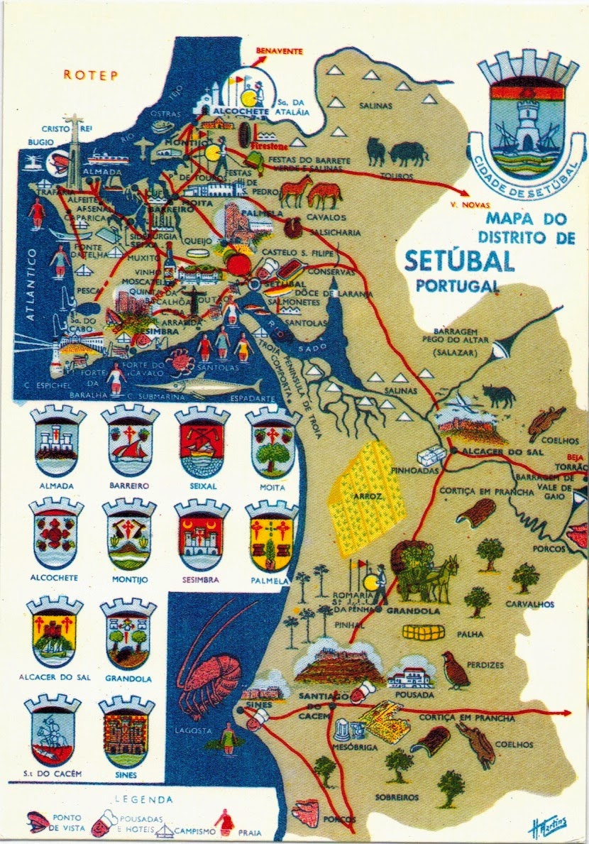 Map Cards - Hunting: 0429 Portugal - Setubal