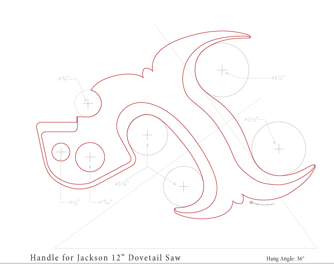 The Part-Time Woodworker: The Final, Final Handle Design for my Jackson ...