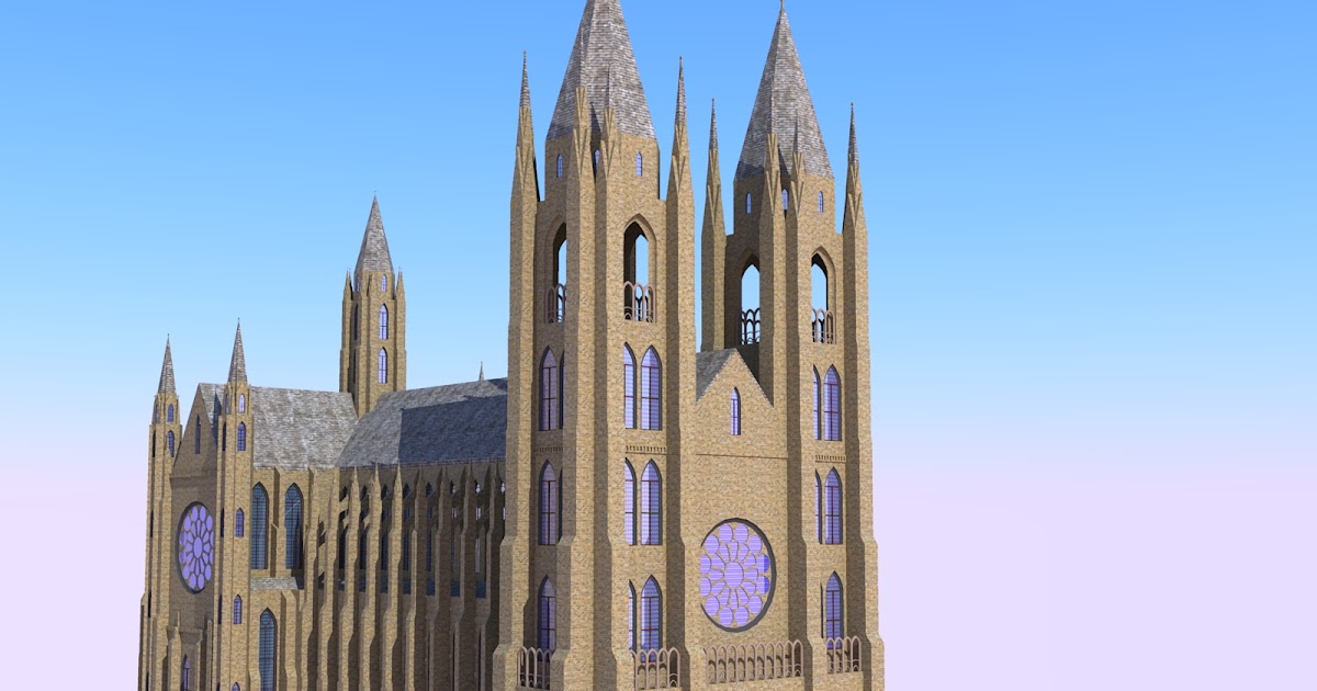 3D Models: Gothic cathedral