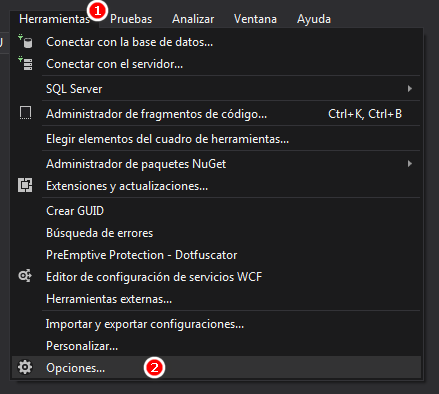 Mostrar Explorador de Soluciones Visual Studio ~ DEBS Consultores