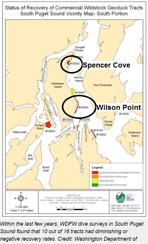 Protect Our Shoreline News: WDFW Maps Show Declining Densities and ...