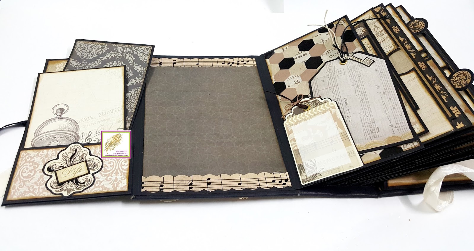 VREnchanted Color, Craft & more....: Vintage Memories Mini Album/Scrapbook