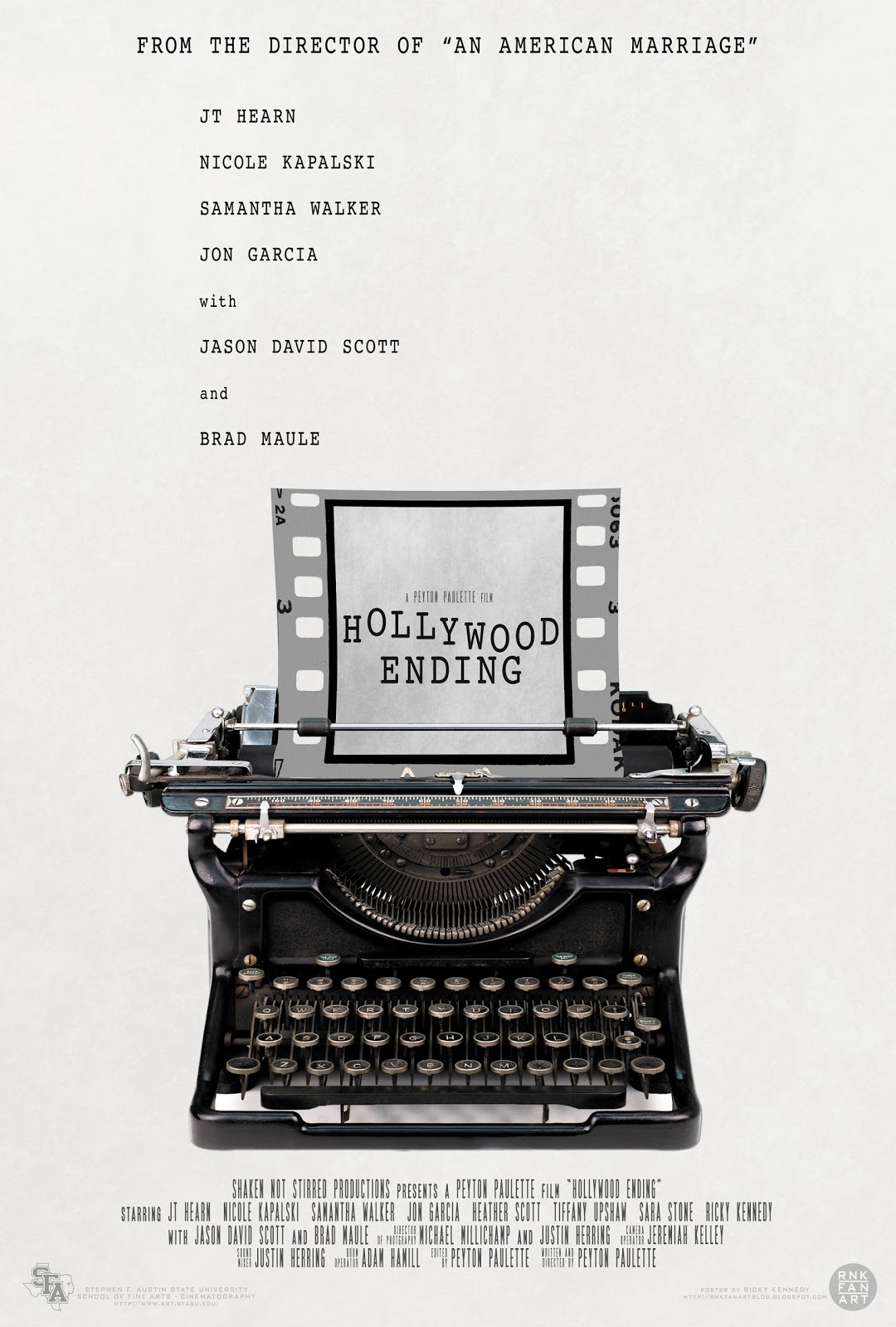 RNK Fan Art: Hollywood Ending Poster and Cover Art