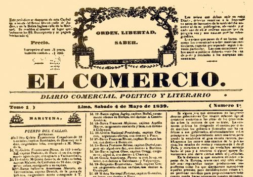 04 de Mayo - Fundación del diario El Comercio