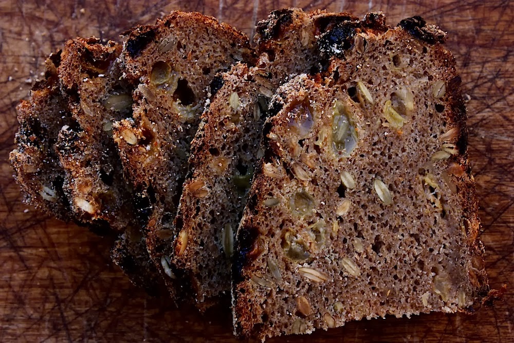 Tartine Bread Experiment: Sidebar Sunday: Happy Accident 100% Sprouted Rye