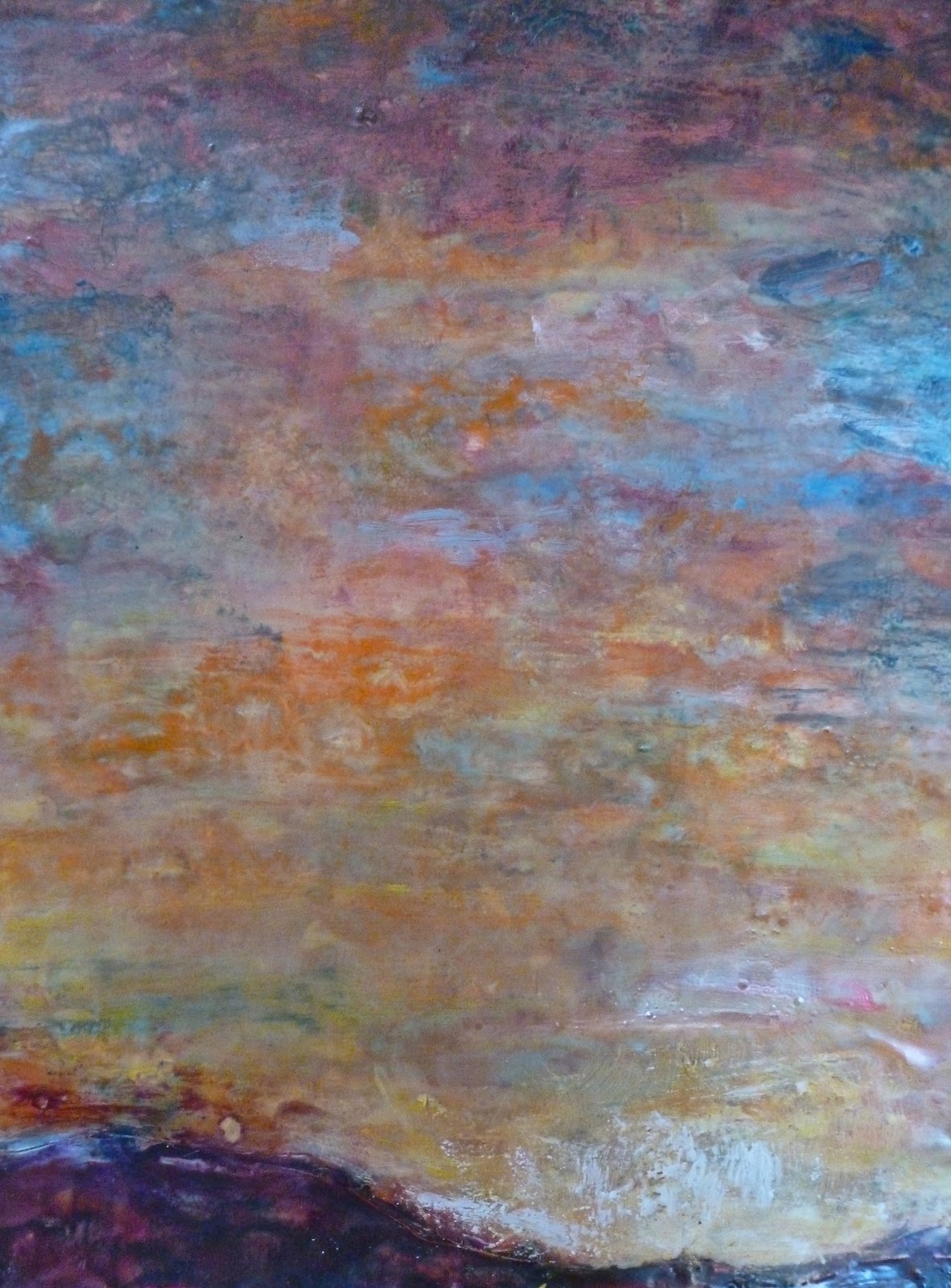 60 Years of Making Art: More encaustic on paper.