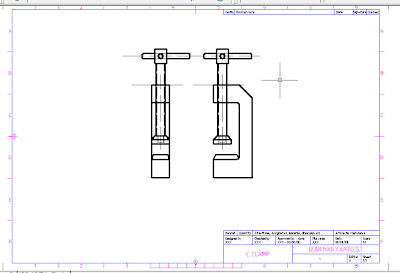 techdrawing: DRAWING C- CLAMP