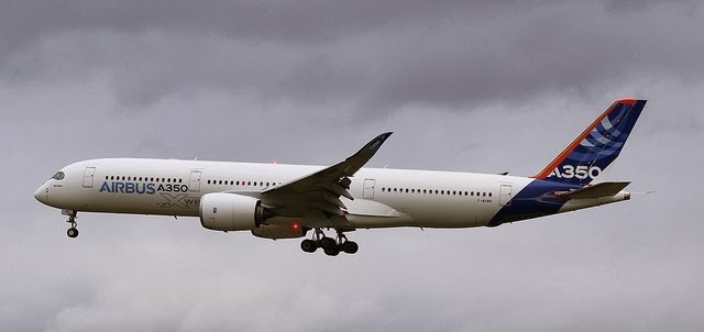 A350 XWB News: A350 first prototype MSN1 celebrates the 100th flight ...