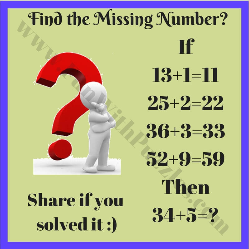 Mathematical Reasoning Puzzles - Fun With Puzzles