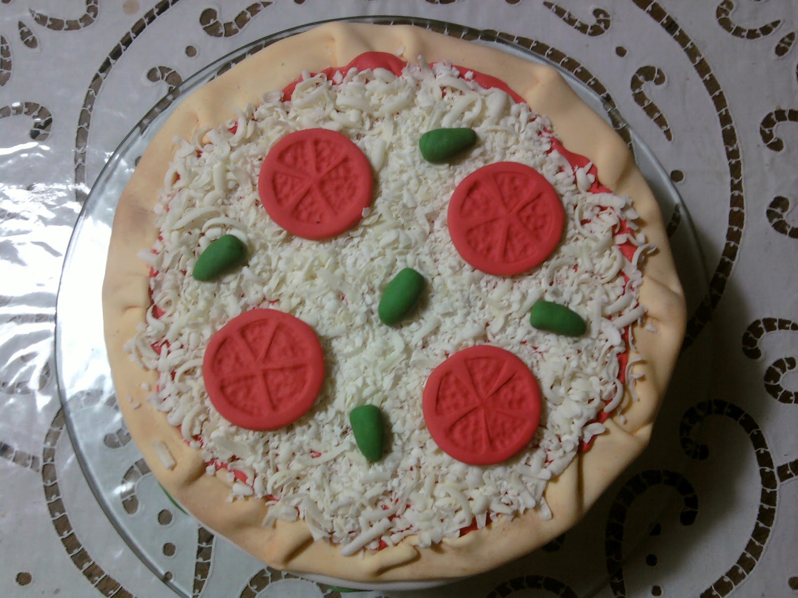 Toda Torta: Bolo do dia: Bolo pizza!