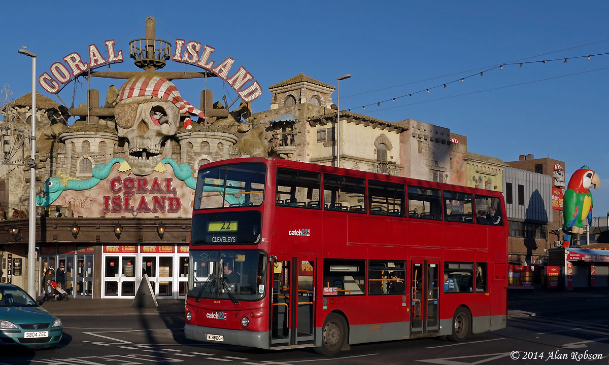 Blackpool Tram Blog: Oakwood's former London United Volvo B7TL