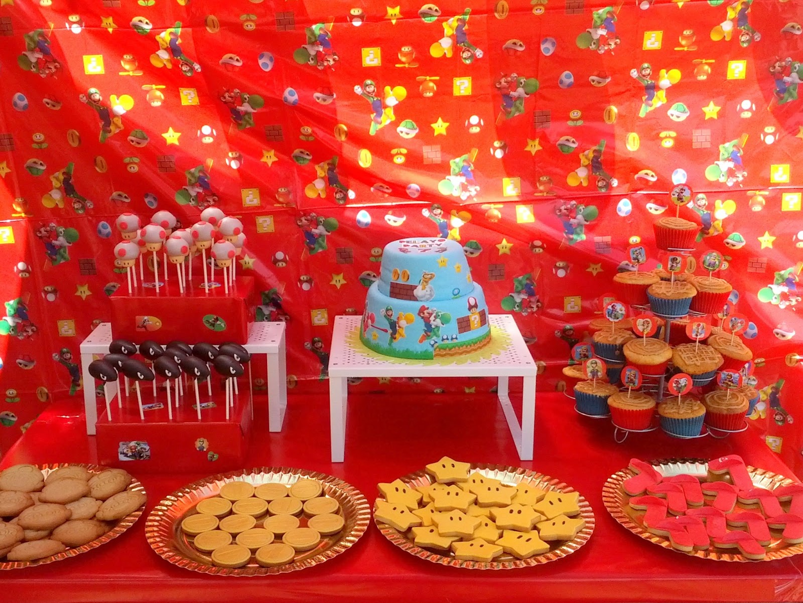 Dulcetopía: Mesa dulce Mario Bros