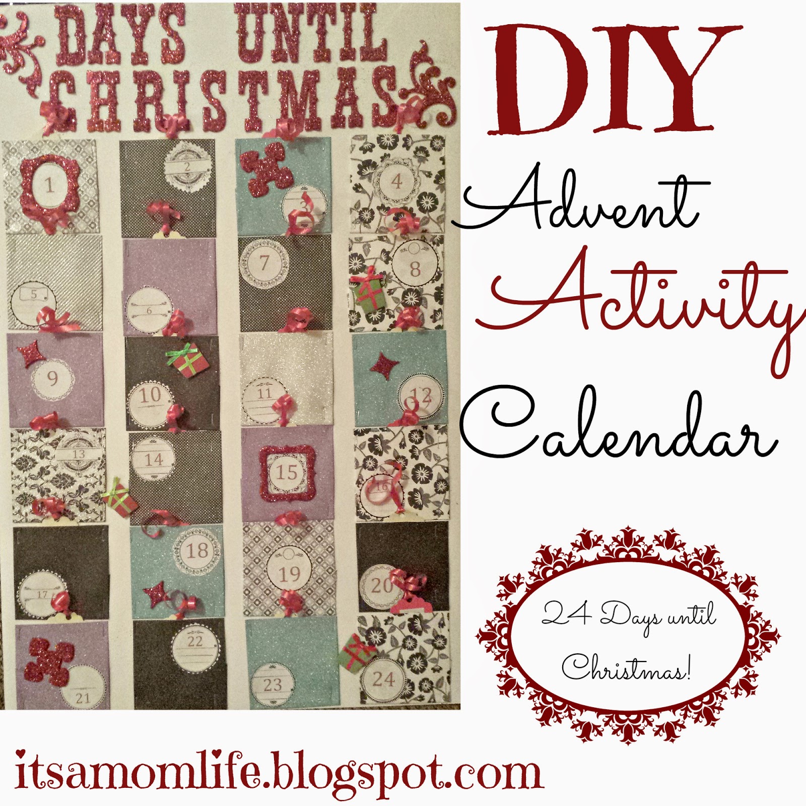 It's a Mom Life: DIY Christmas Advent Activity Calendar