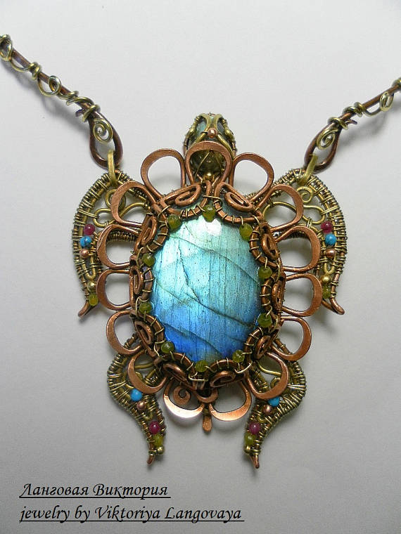 Mixed Metal Artistic Jewelry by Vikinkreatif / The Beading Gem