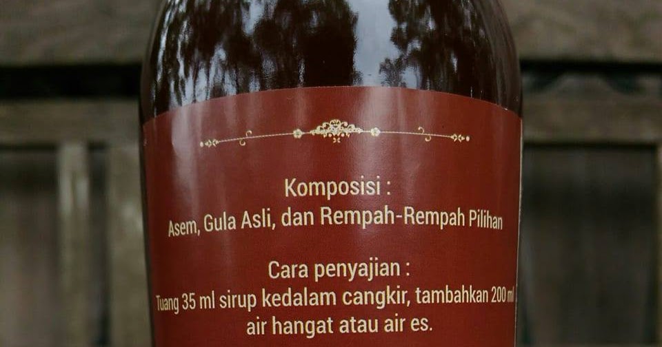 Khasiat Sirup Jahe Merah