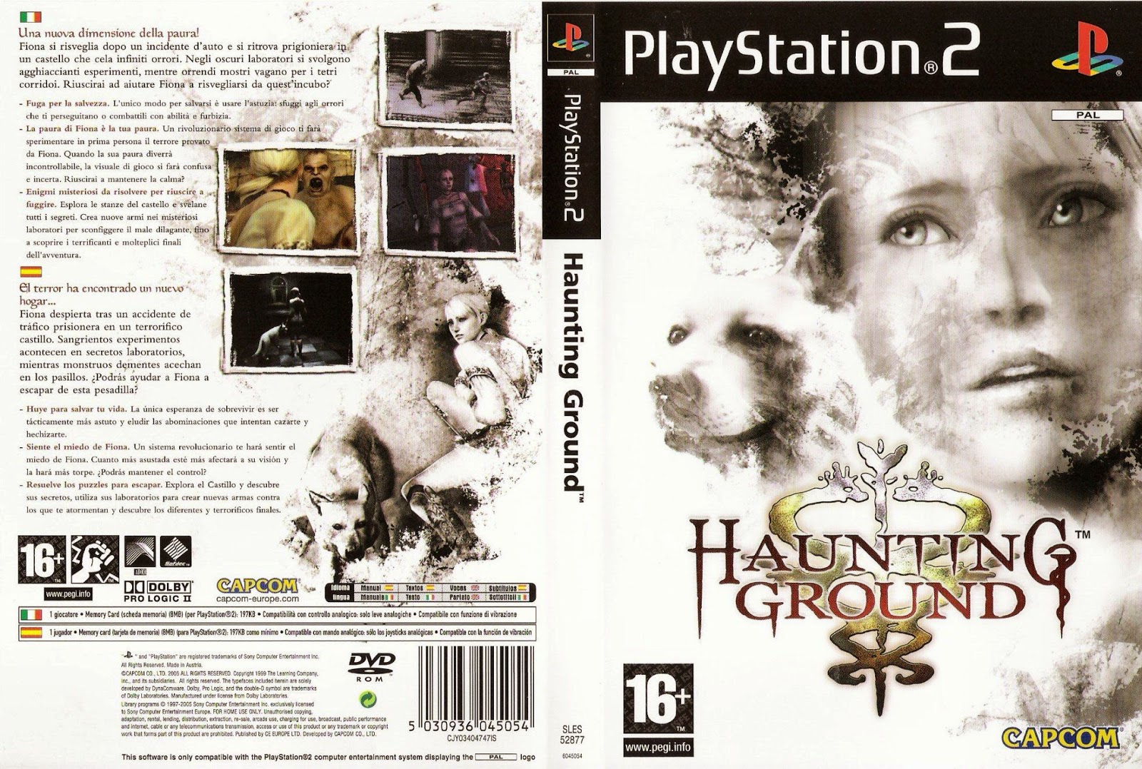 Coleccion Caratulas PS2: Haunting Ground