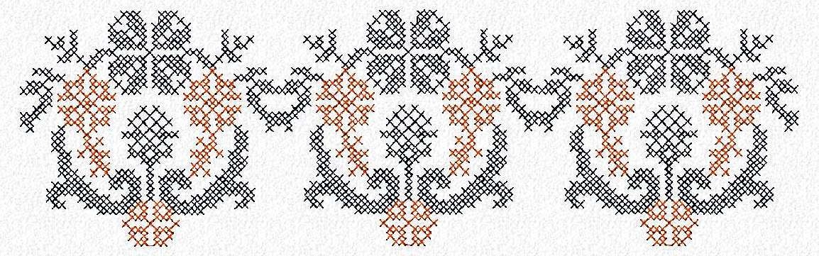 MODELE BRODERIE PENTRU COSTUMUL POPULAR ROMANESC : MODELE NAT.05.2013