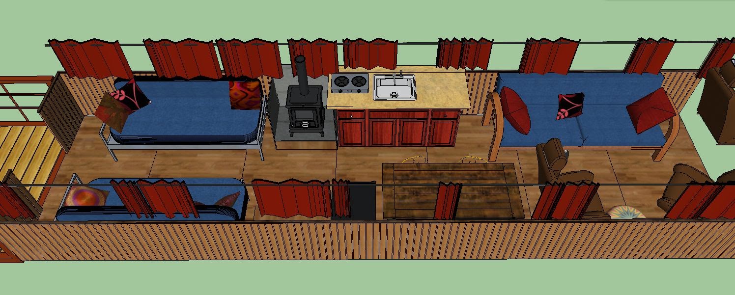 Sweatsville: Skoolie SketchUp Lay-out and Video