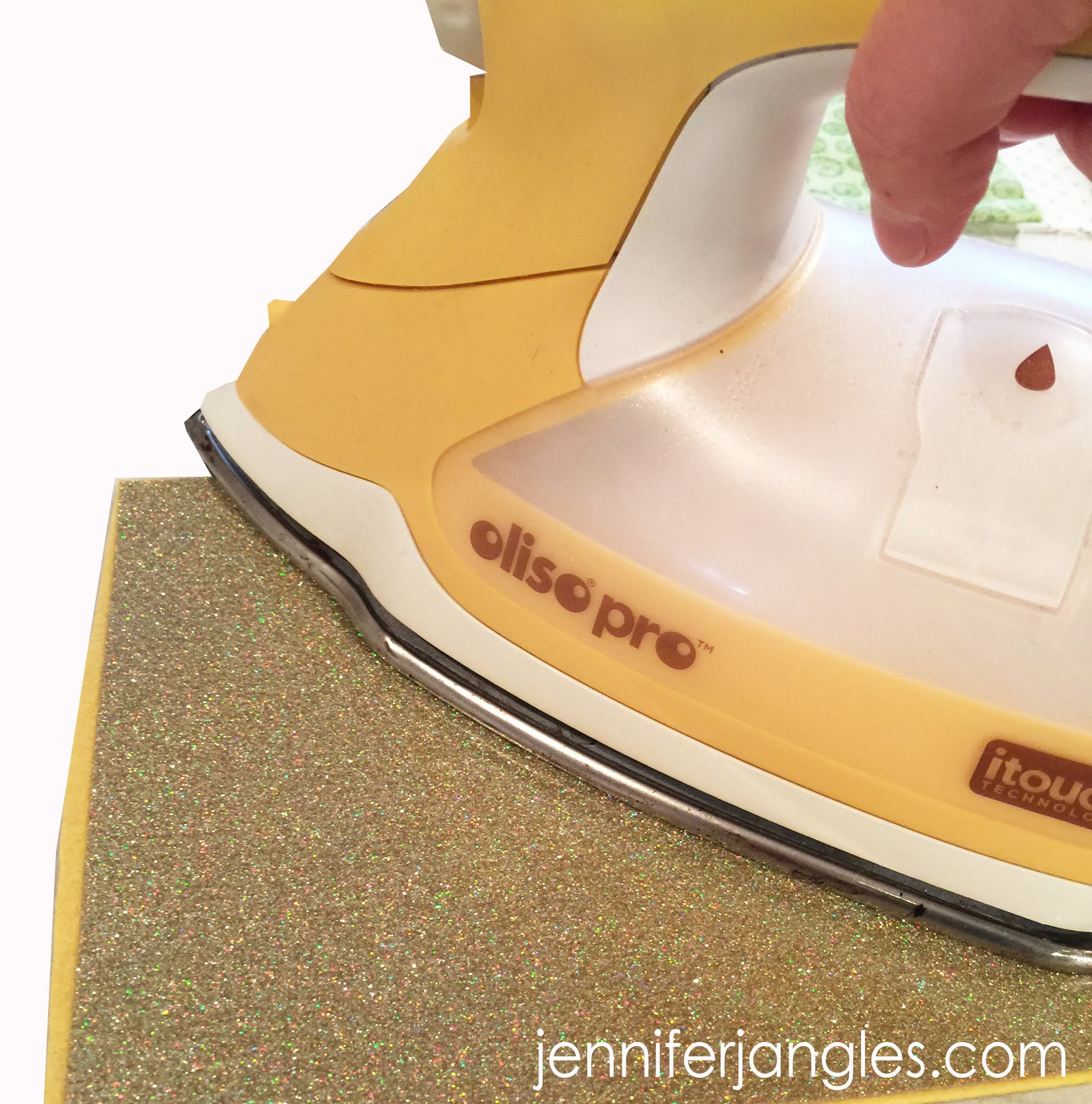 Jennifer Jangles Blog: Make your own Glittered Felt Fabric for Crafts ...