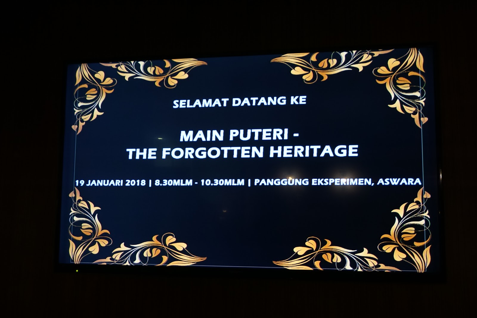 ASWARA MEMARTABATKAN KHAZANAH WARISAN KELANTAN MENERUSI MAIN PUTERI THE ...