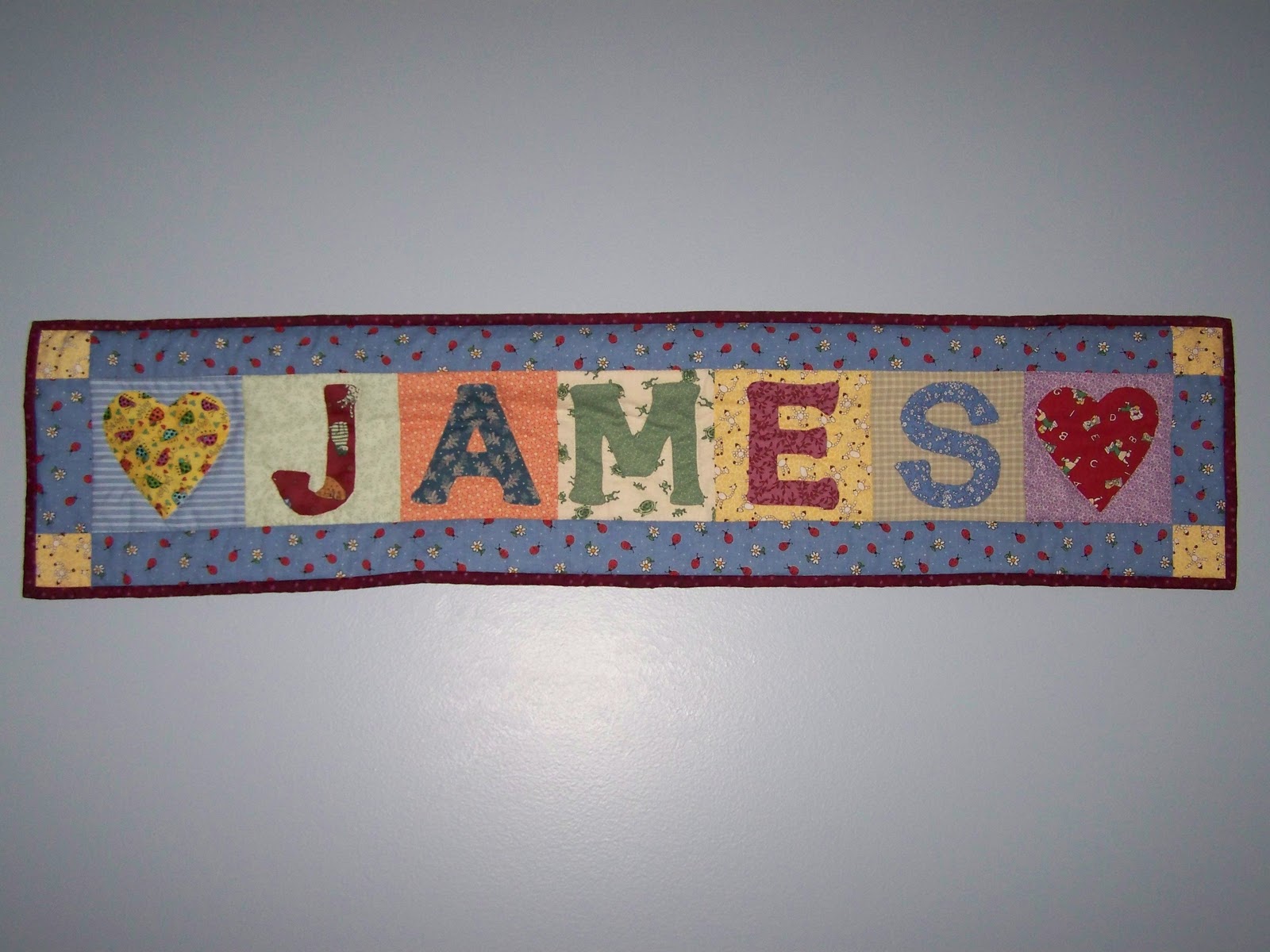 When Life Gives You Scraps, Make Quilts!: Name Banner Quilts