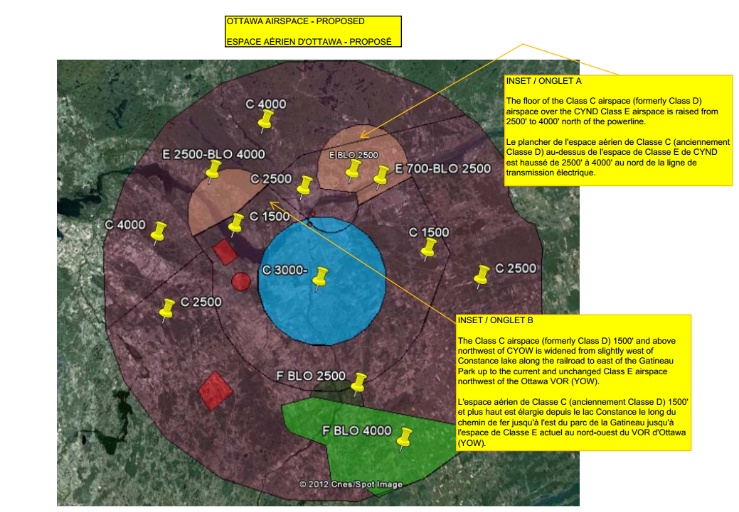 COPA Flight 8 Ottawa: Nav Canada Study of Ottawa TCA Airspace Underway