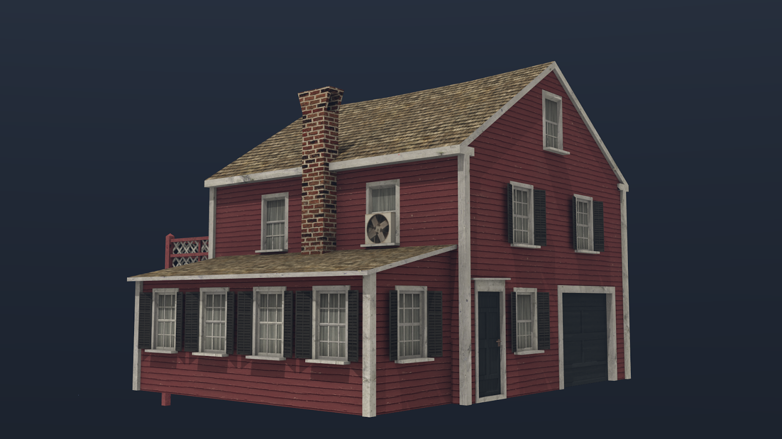 Josip Kladaric - Freelance 3D Artist: Red House - Game Asset