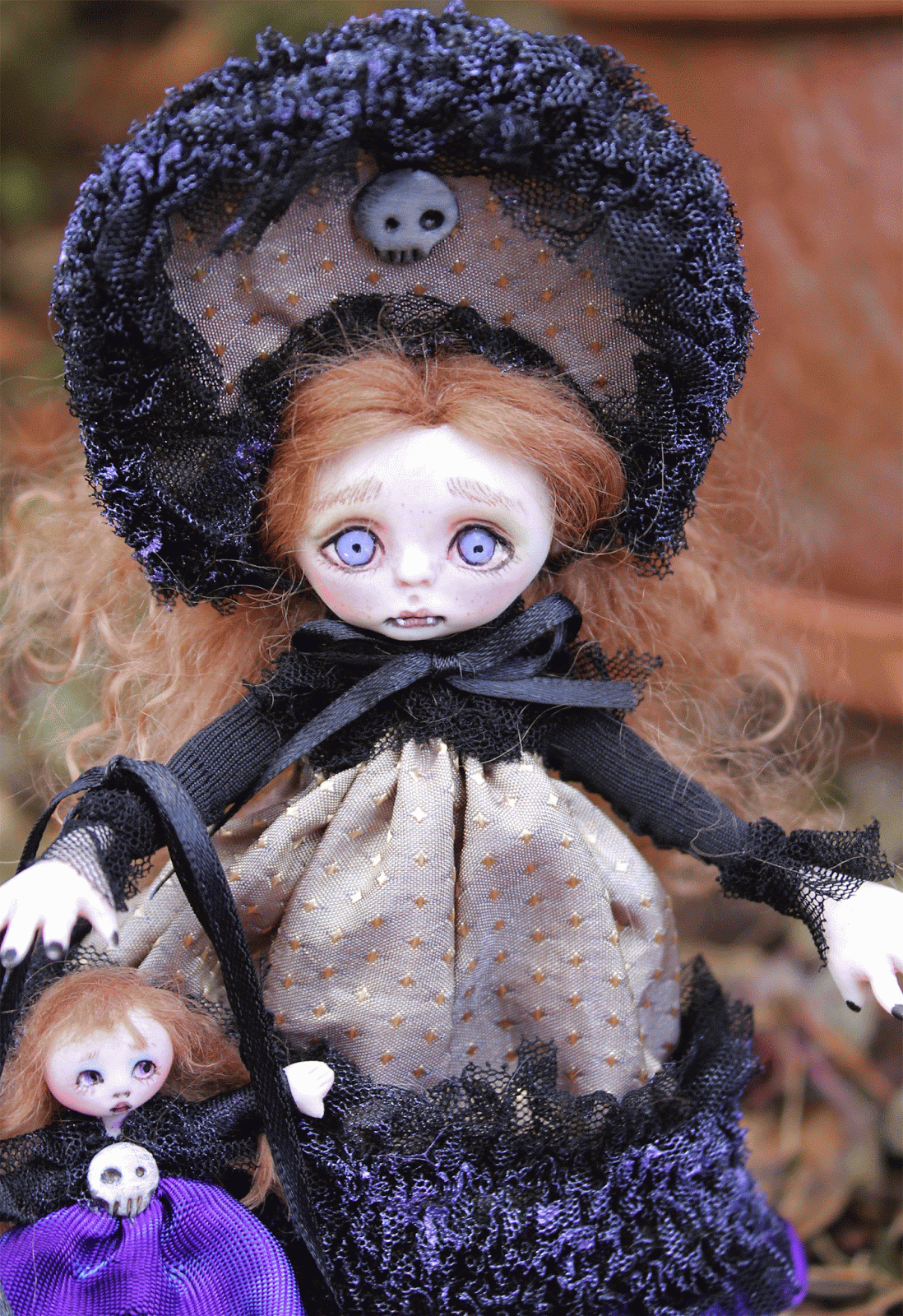 Anne Marie Gibbons Lil' Poes OOAK goth dolls and monsters.: Countess ...