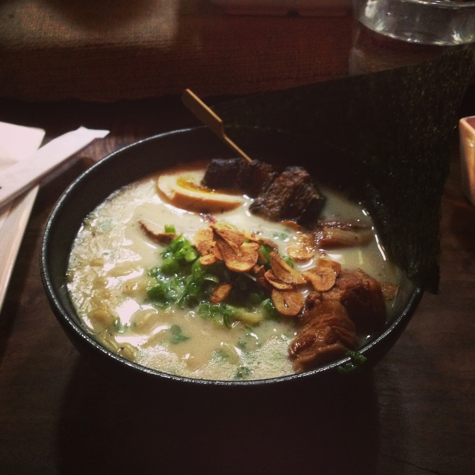 Japanese Foodie: Tonkotsu Ramen at Izakaya Sozai, San Francisco USA