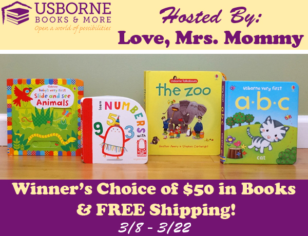 Winner's Choice of $50 in Books to Usborne Books & More Giveaway ...