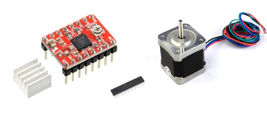 Alien Transducer: How to use A4988 stepper motor driver module tutorial