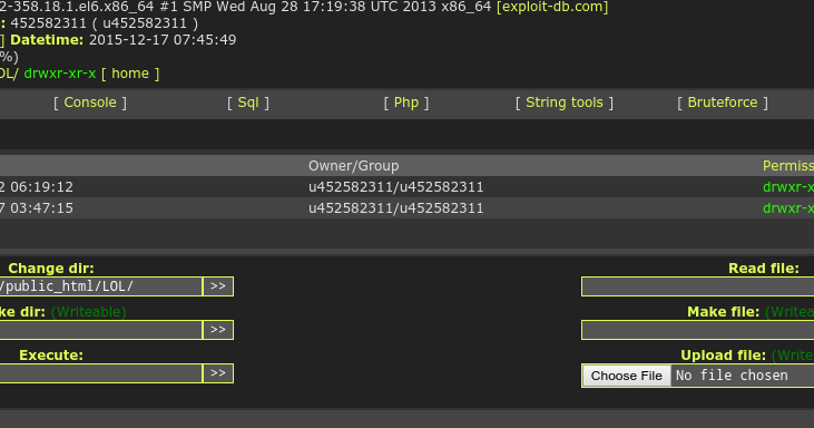 Script Shell WSO PHP