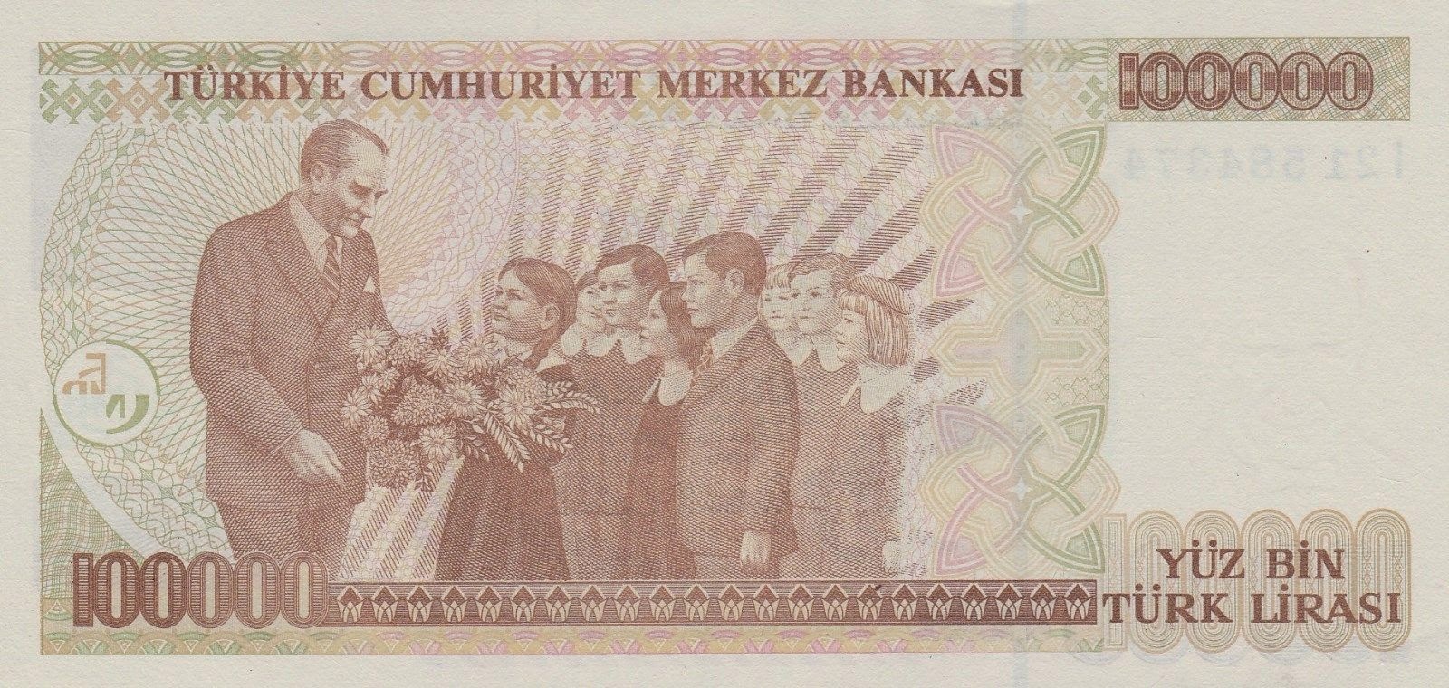 100000 Turkish Lira Note|World Banknotes & Coins Pictures | Old Money ...
