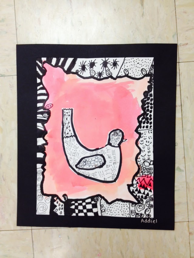 WHAT'S HAPPENING IN THE ART ROOM??: 3rd Grade Zentangles