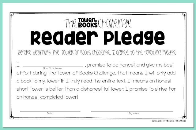 The Tower of Books Challenge: A Reading Log Alternative