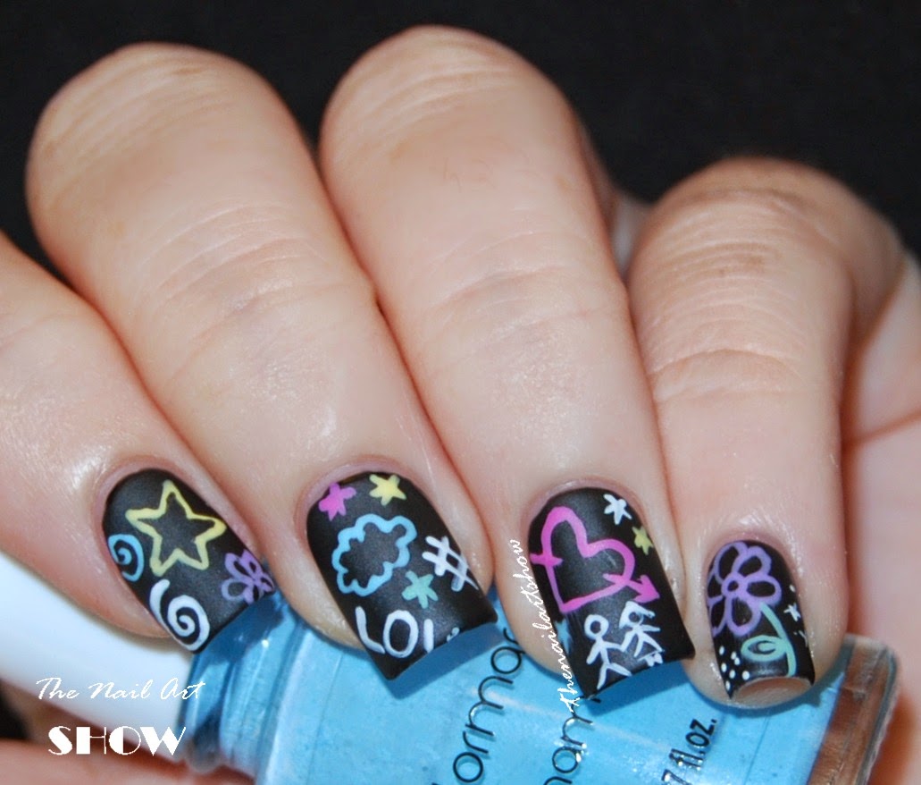 The Nail Art Show: Nail-Art-A-Go-Go Challenge - Day 16: Doodles