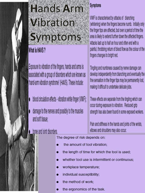 Toolbox Topic :Hands Arms Vibration Symptoms