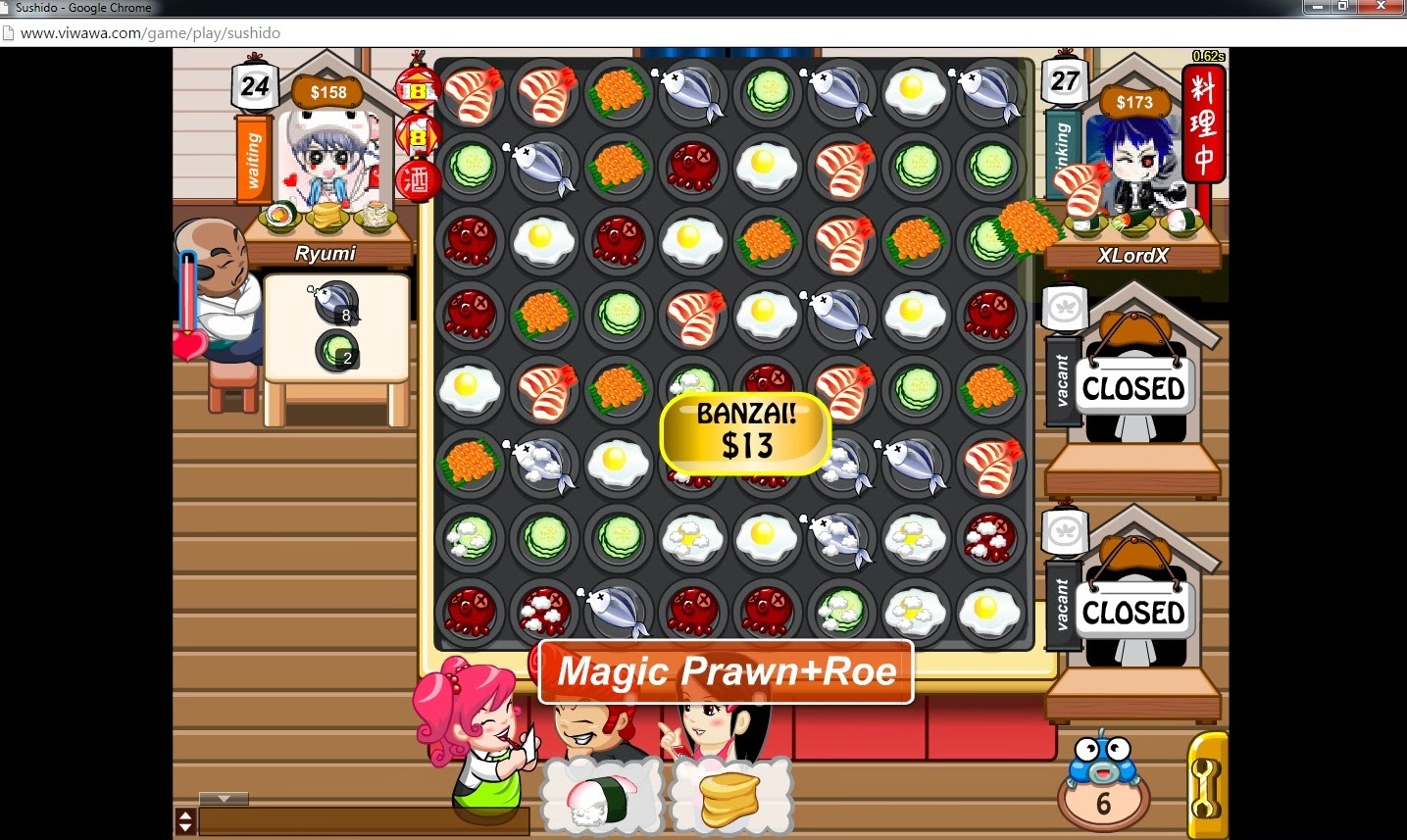 [Review] Sushido: The Ultimate Sushi-Maker Game! - Darkzwing