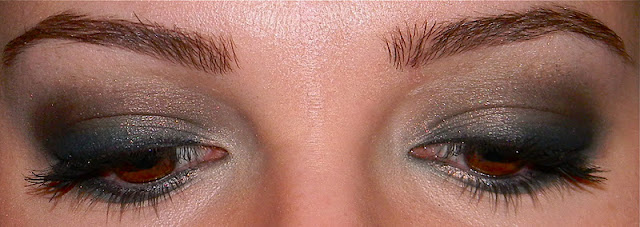 Dirty Teal Smokey Eye