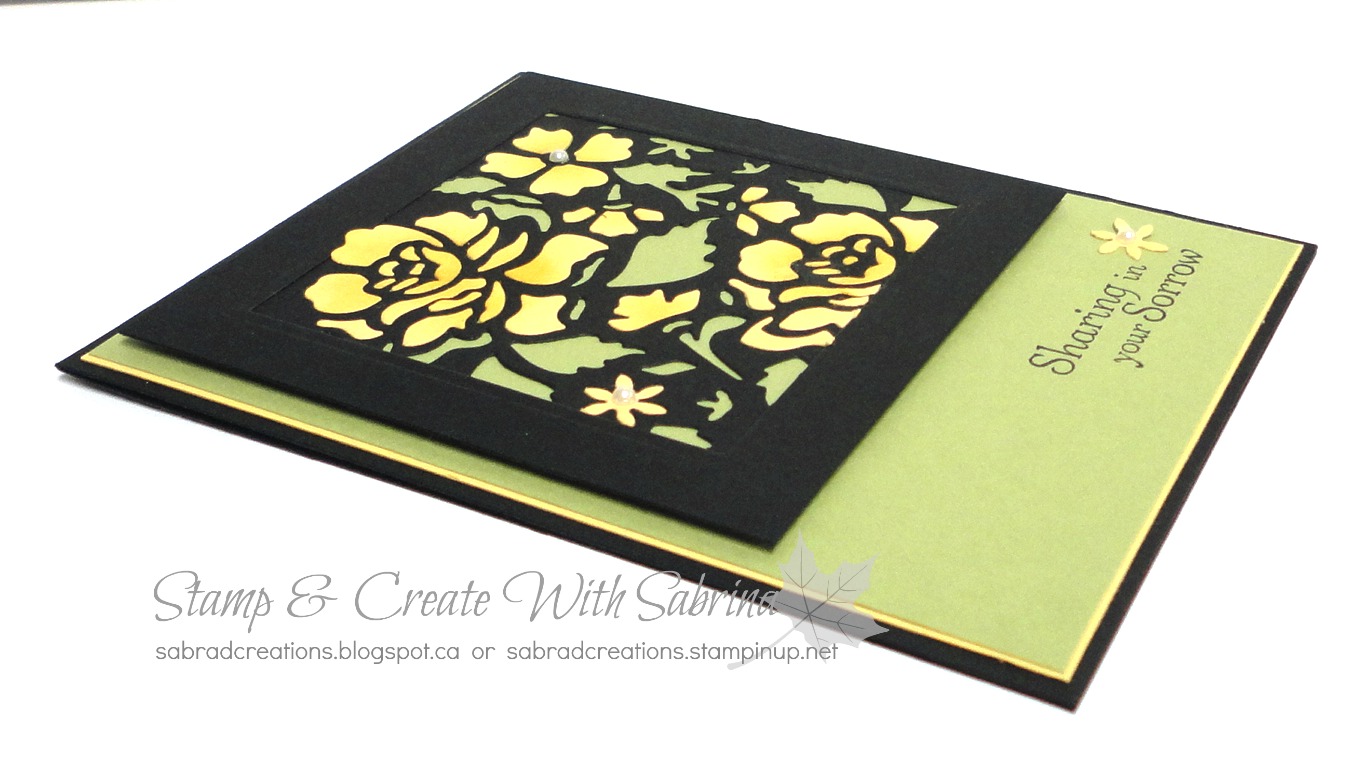 Stamp & Create With Sabrina: Paper Inlay with Detailed Floral Thinlits ...