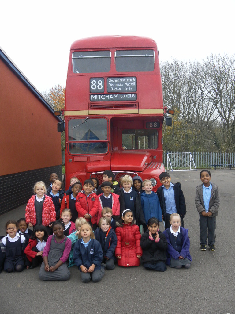 Begbrook Primary School Year 1: There's a bus on the playgroundl!
