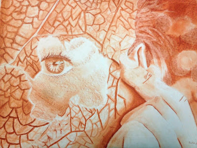 art @ the heart: Grade 10 Conte Drawings (AVI2O)