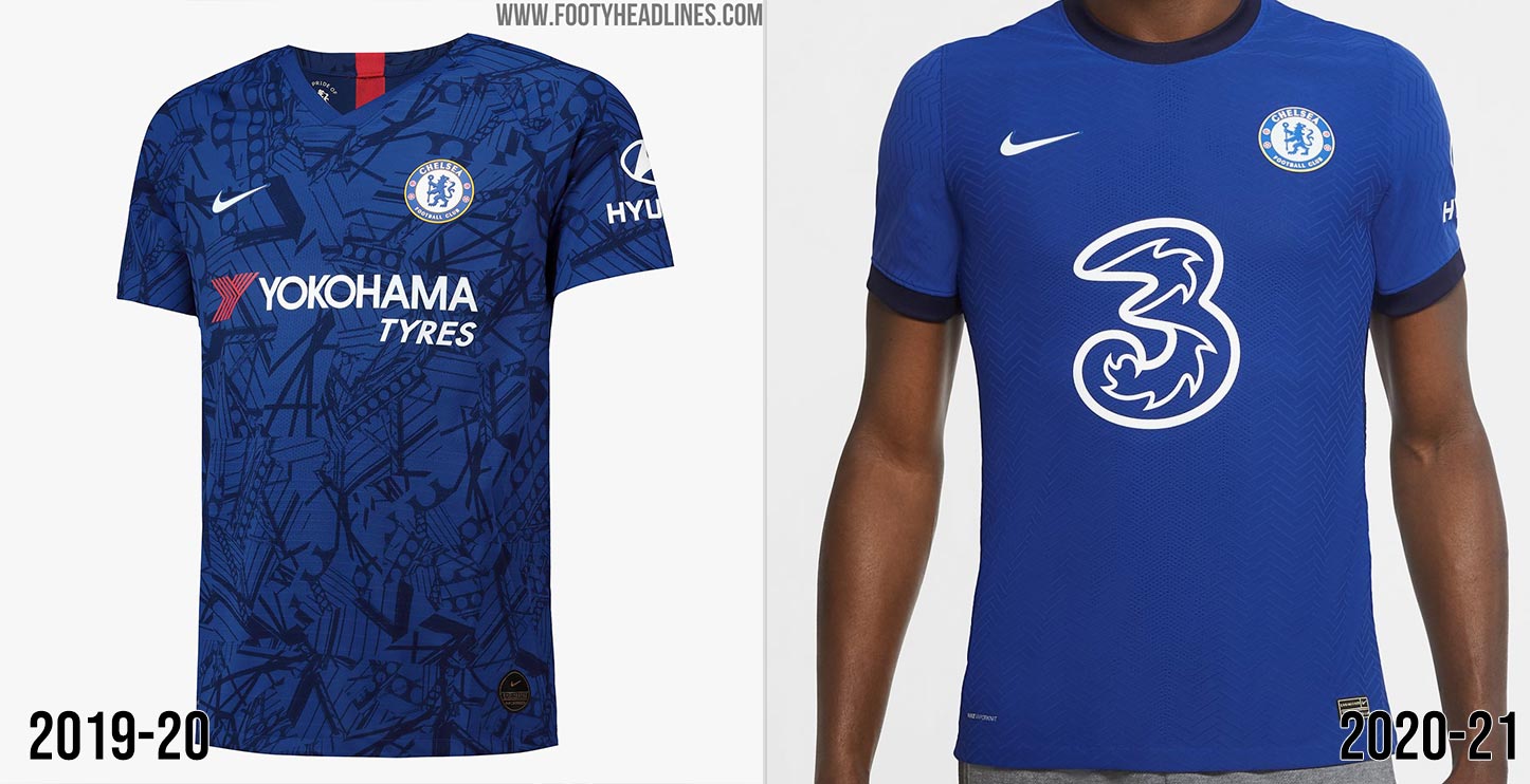 In Detail: Nike Chelsea 19-20 vs 20-21 Home Kits - Footy Headlines