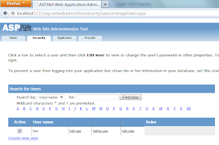 Simple Forms Authentication Example using ASP.NET Configuration Tool | ProgrammingFree
