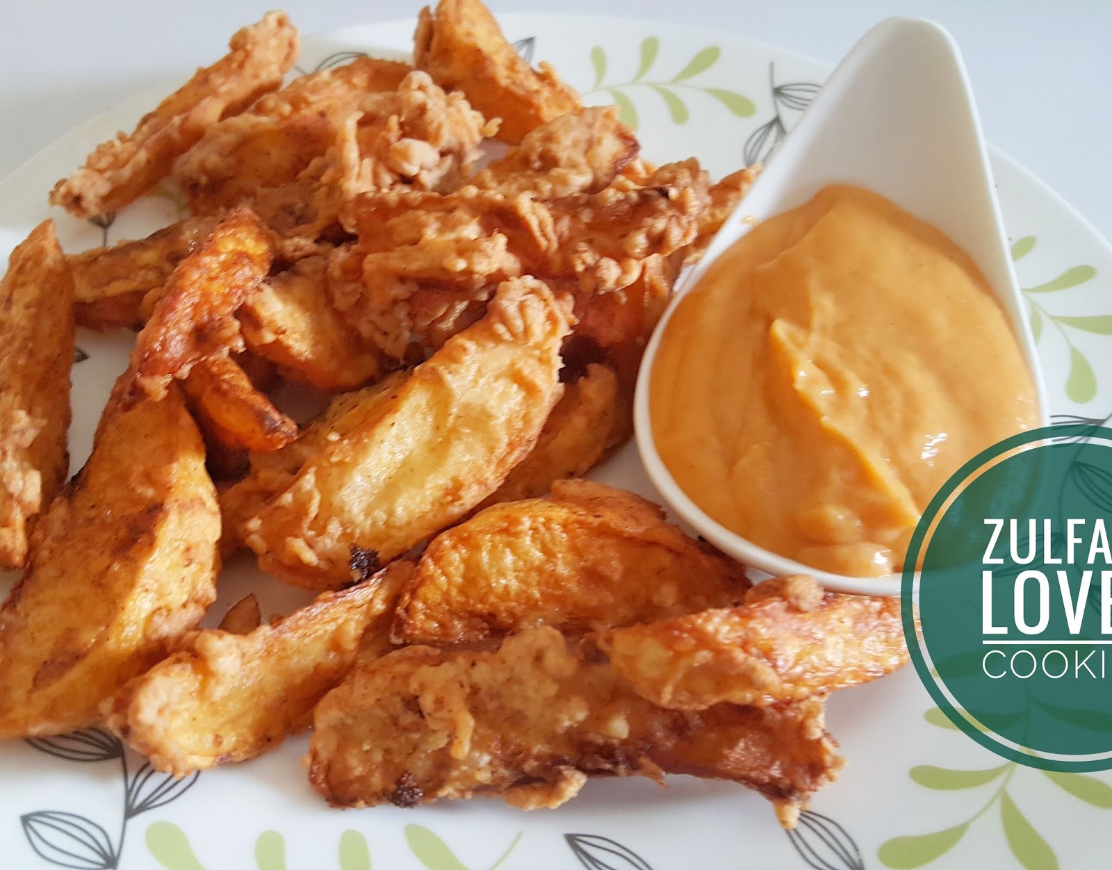 ZULFAZA LOVES COOKING: Homemade cheesy potato wedges