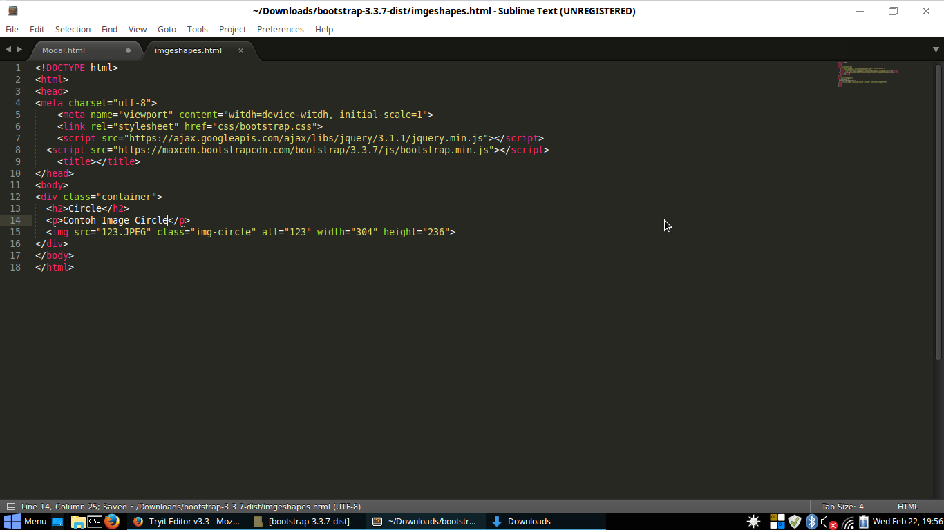 Tutorial Bootstrap Image Shapes ~ Setiyono's Blog