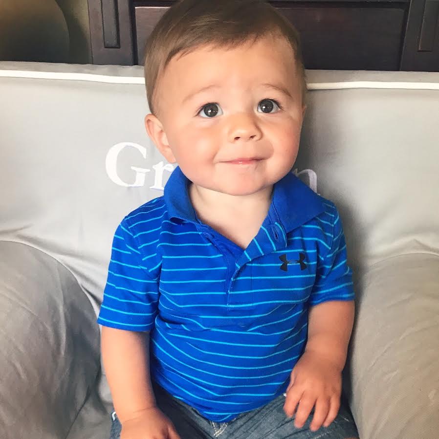 KEEP CALM AND CARRY ON: Grayson William: 11 Months Old