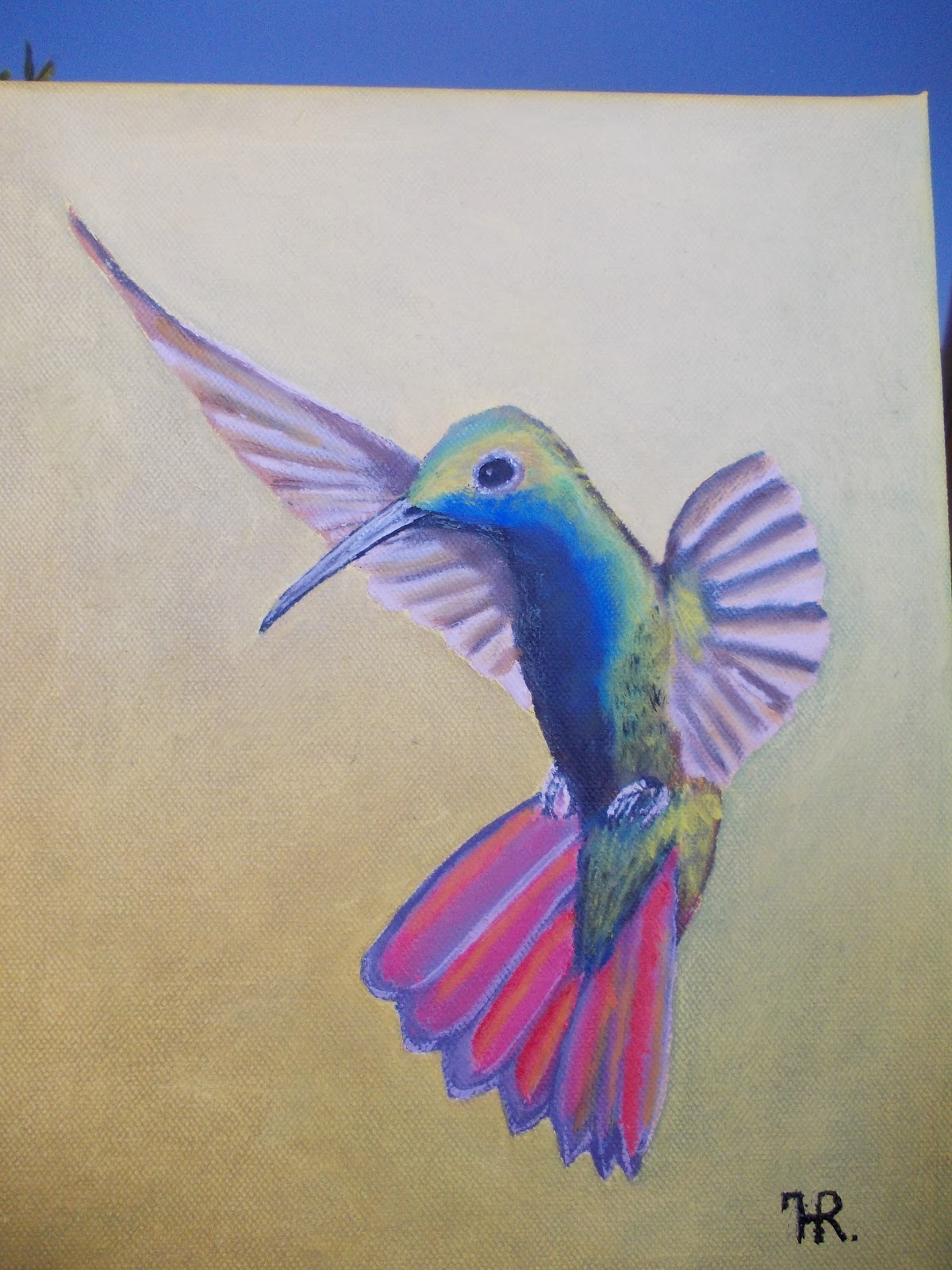 APRENDIENDO A PINTAR EMOCIONES: COLIBRI